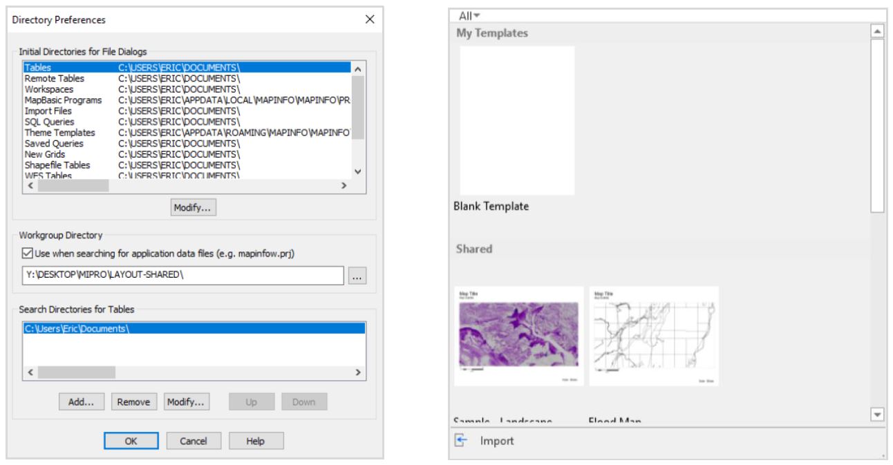 Layout Templates in MapInfo Pro v17 and Higher