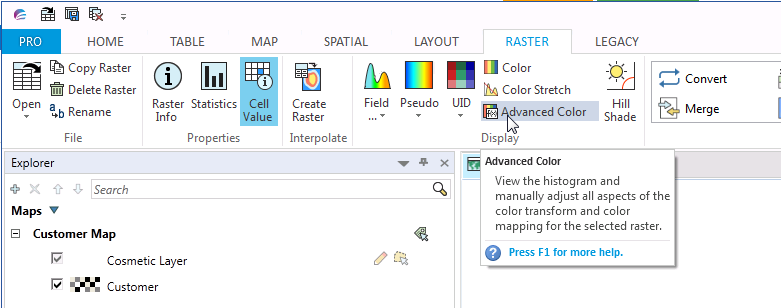 How To Round Numeric Values For Mrr Layers In Spectrum Spatial Analyst Layer Legend