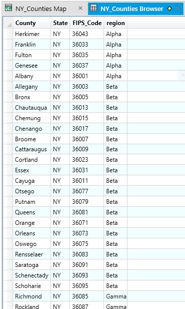 How to use the "Combine objects using column" function in MapInfo Pro