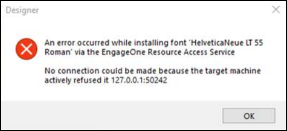 'No connection could be made because the target machine actively ...
