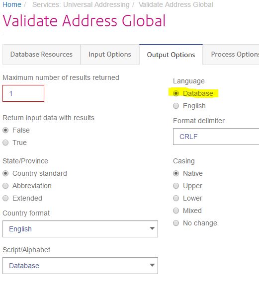 Resolve error with local characters display in Spectrum address doctor ...