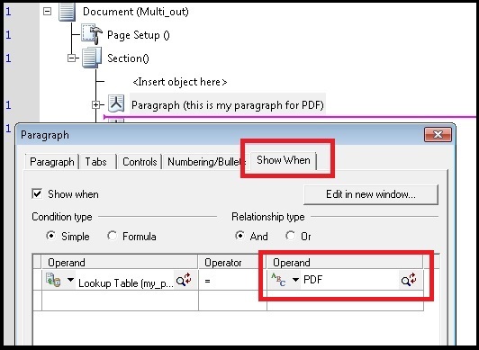 Creating Individual Output Based On The Print Stream In Engageone Designer