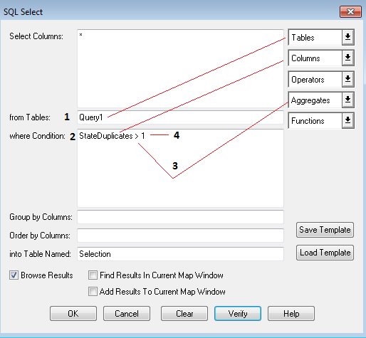 How To Find All Records With Duplicate Values In A Column In Mapinfo Pro