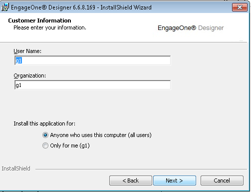 Different installation modes for EngageOne Designer