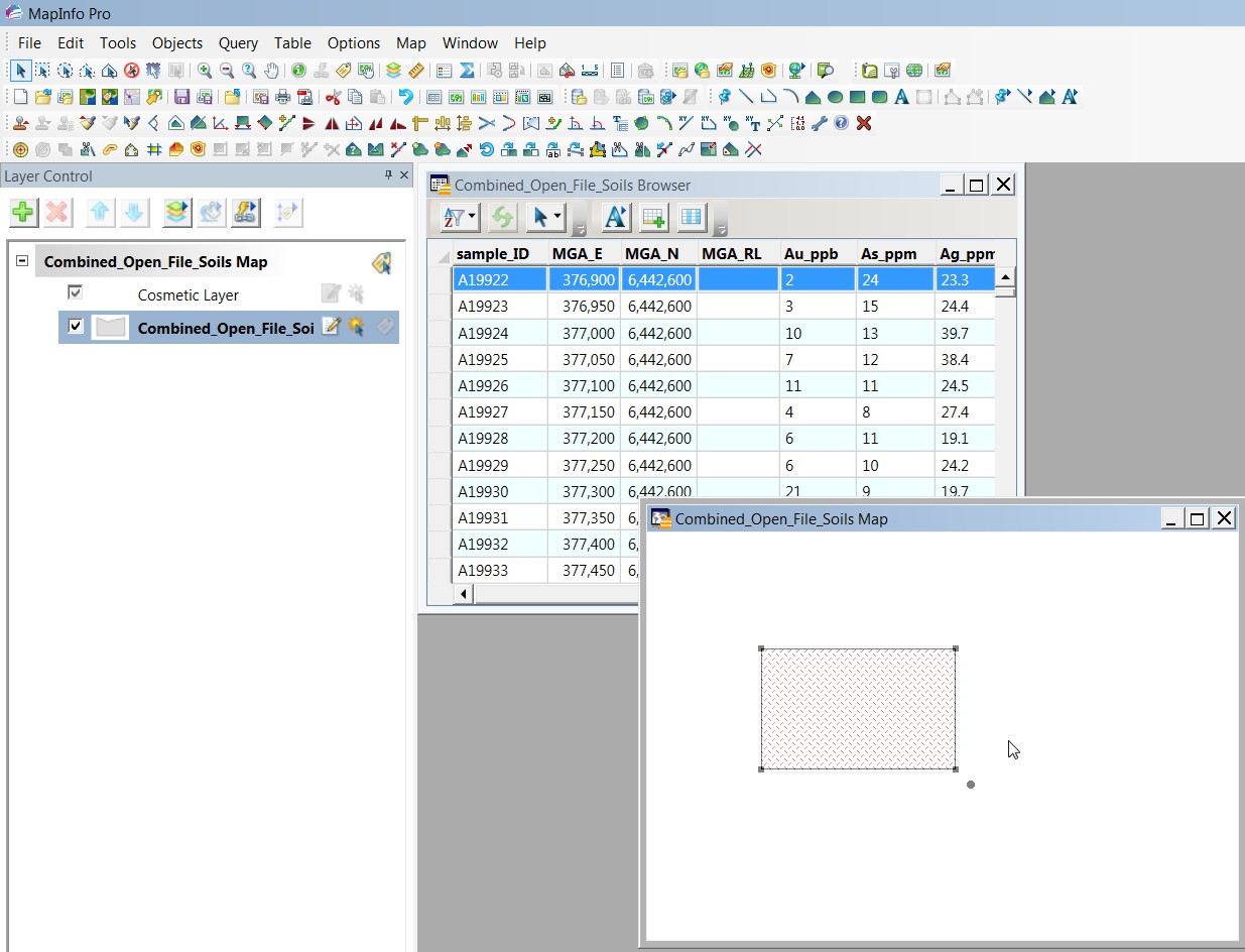 How to manually link map objects with data in MapInfo Pro