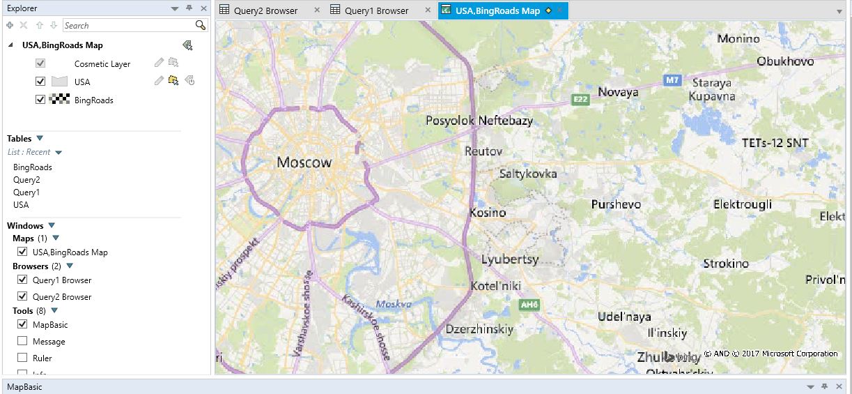 Finding areas of Bing Tile coverage for MapInfo Pro (and Premium) users ...