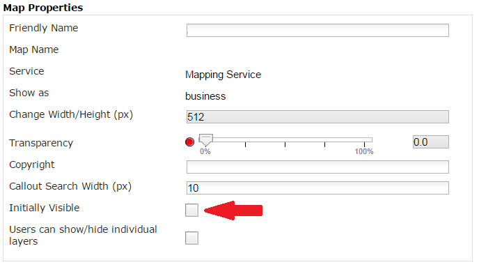 Setting Visibility Of Layers In Spectrum Spatial Analyst