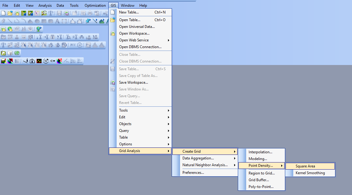 Mapinfo Pro Advanced And How To Use The Hotspot Density Tool To Create Output Similar To The