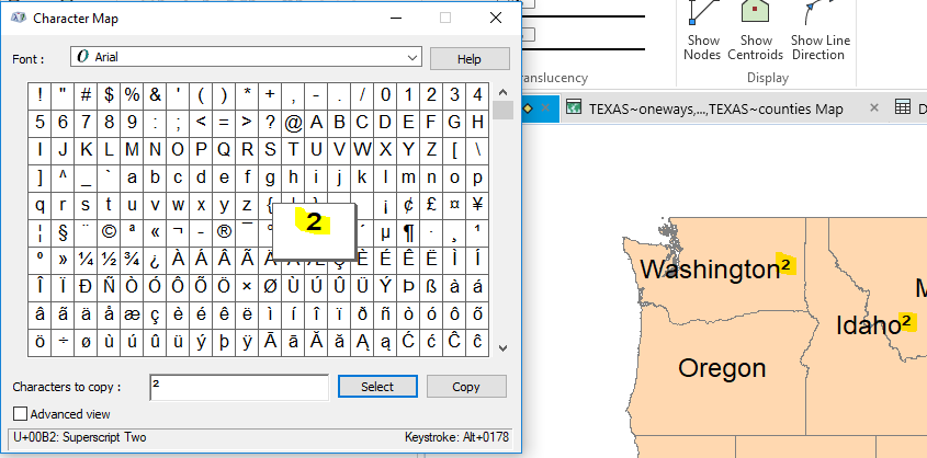 MapInfo Pro and support for Superscript/Subscript text when labelling