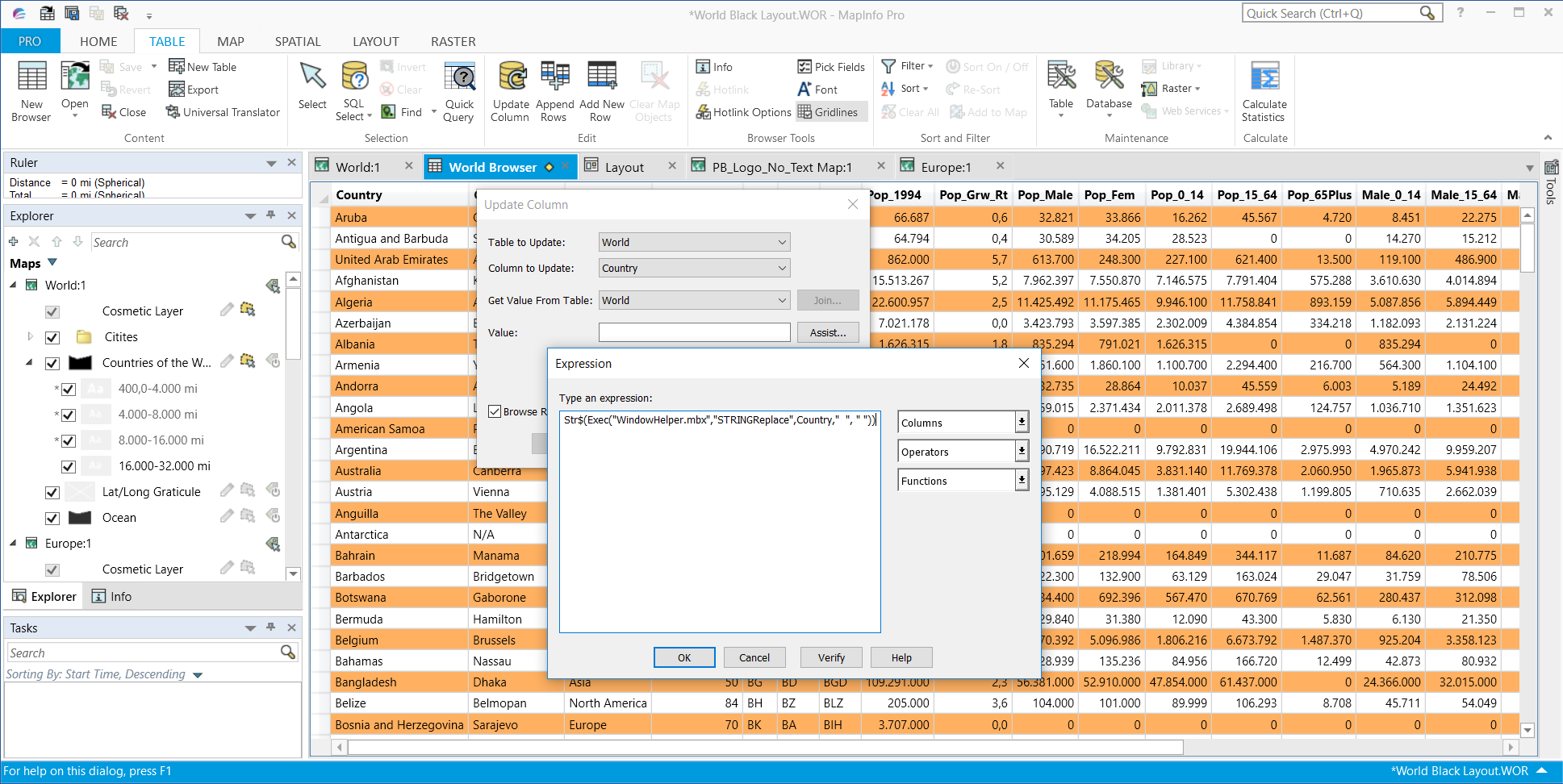 How to take advantage of the new MapBasic Exec() function in MapInfo Pro