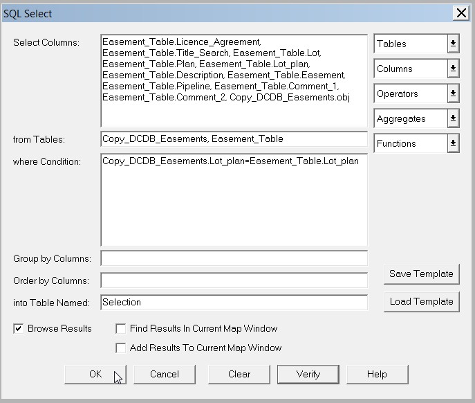 How to copy objects from one table to another using common identifier column in MapInfo Pro