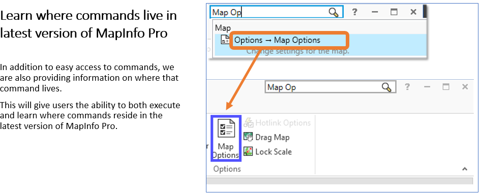 Feature Spotlight Quick Search in MapInfo Pro 17