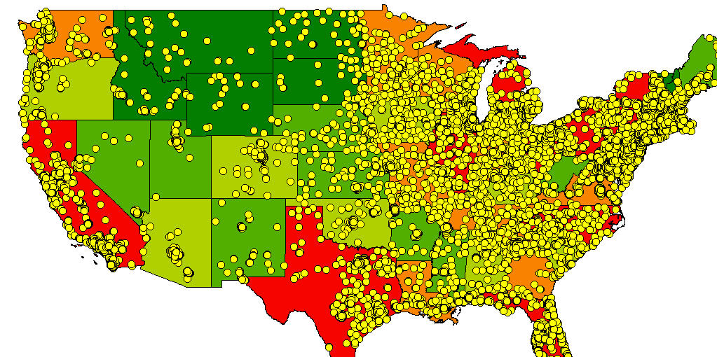 Querying For Point Objects Found Within Polygon Objects In Mapinfo Pro