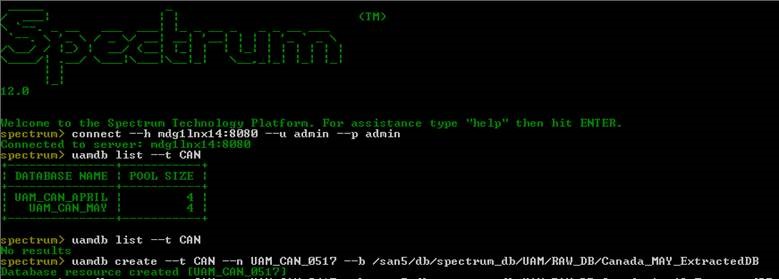 How to install a UAM Database on Red Hat Linux