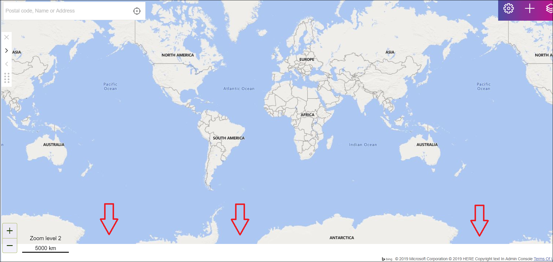 White space appear at the bottom of the map area in Spectrum Spatial ...