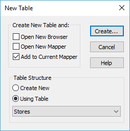 Creating buffers around a table of point objects in MapInfo Pro