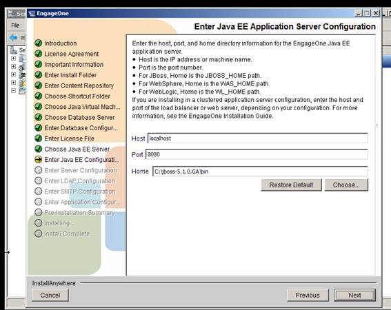 Unsupported JBoss version error while installing EngageOne but stated as supported in documentation