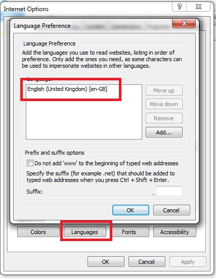 How to change the language for Active X in EngageOne Interactive