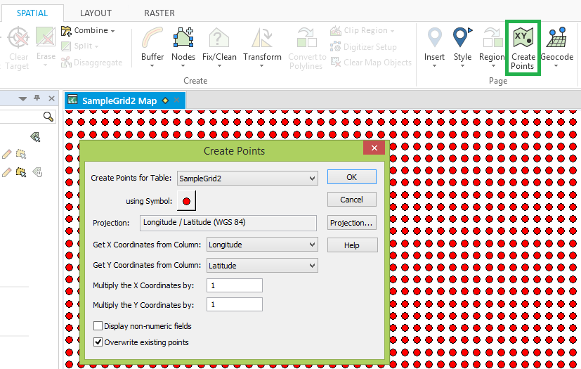 How to create a grid file based on count from a tab file with points ...