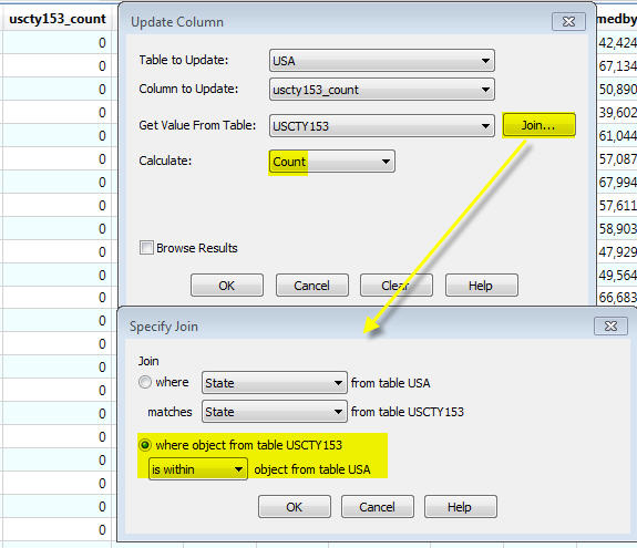 Using the Update Column Function in MapInfo Pro