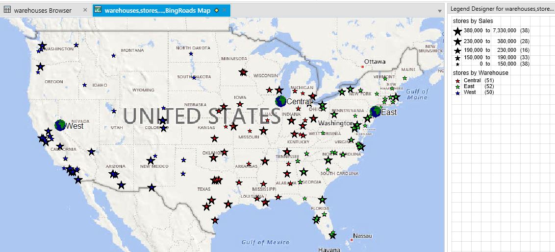 How to create a bi-variate thematic map in MapInfo Pro