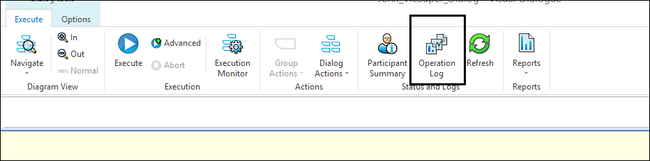 Knowing actual start and end time of an operation in Portrait Dialogue
