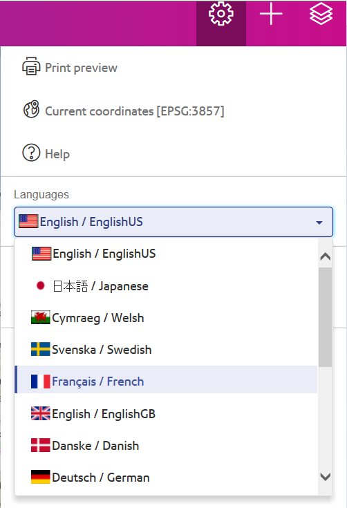Changing the display language of Spectrum Spatial Analyst?