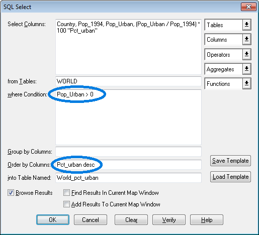 Query Ninja: Getting Started with the SQL Select dialog box in MapInfo Pro