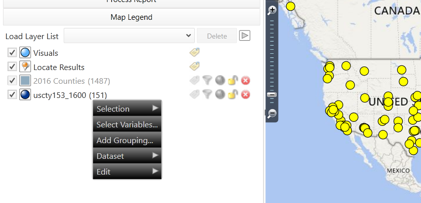 How to change the color of objects in GeoInsight