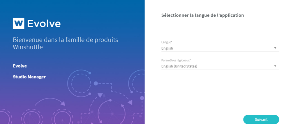 Automate Evolve Language Dropdown on First User Page