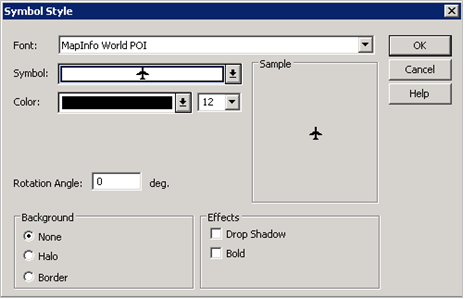Editing the Style of Map Objects in MapInfo Pro