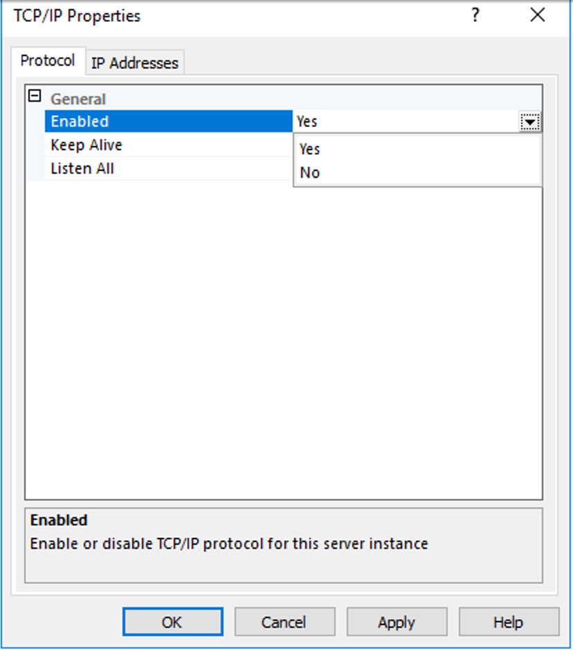 Spatial Manager Returns "The TCP/IP connection to the host has failed" Connecting to SQL Server