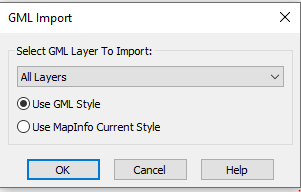 Importing and converting an OS MasterMap file in .gmz format in MapInfo Pro