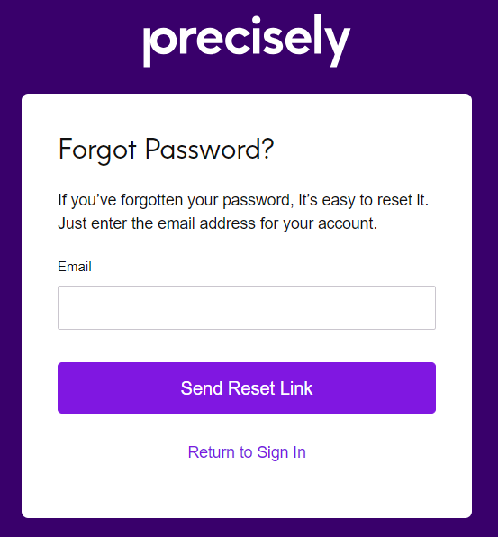 Reset Your Password