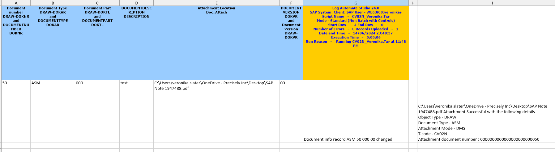 Steps To Upload Dms Attachment In Transaction Cv02n With File