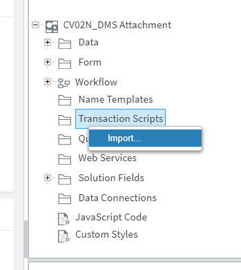 Uploading DMS Attachment via the form with CV02N script in Automate Evolve