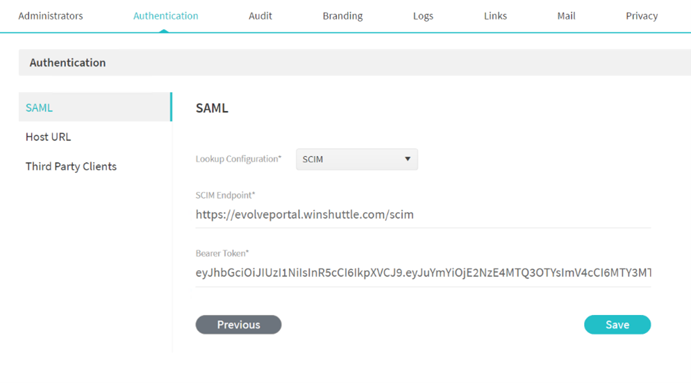 Automate Evolve- Configuration of SCIM in Evolve