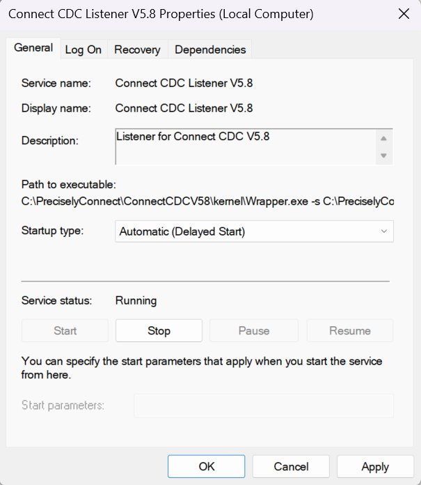 Listener service fails to start after Windows Patching in Connect CDC