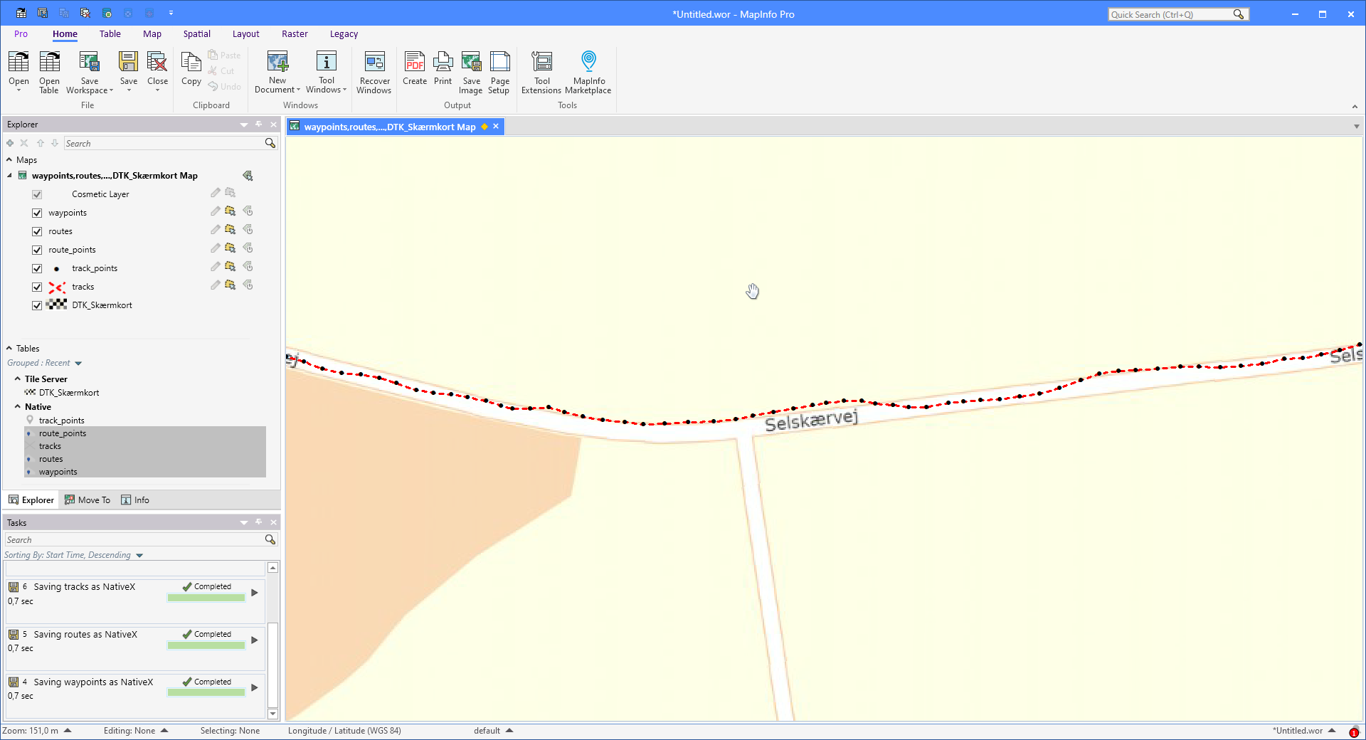 Open .wkt files in MapInfo Pro 2021.x and later