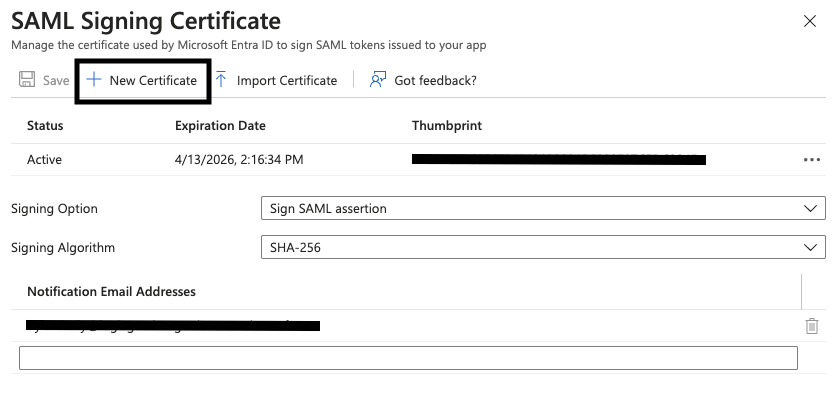 How to renew Spectrum Single Sign On SAML certificate in Azure Active ...