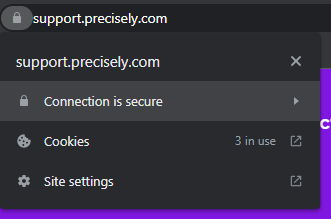 Exporting an SSL certificate via your web browser