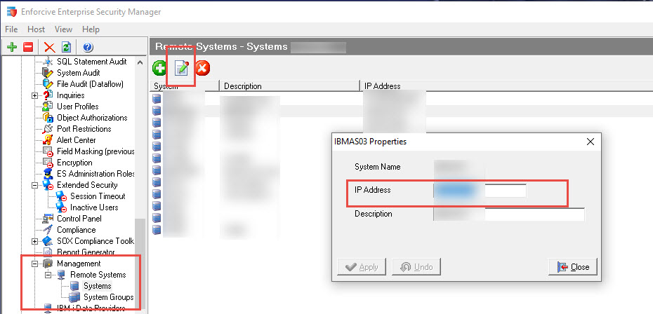 Enforcive: Reports over the system group are not returning data for some systems