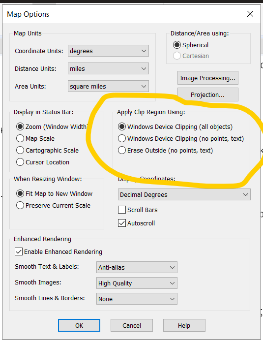 How to avoid clipping label using clipping tool