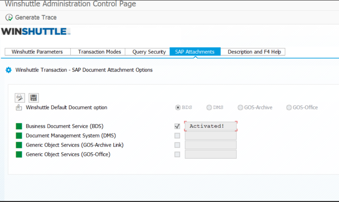 Automate Studio: BDS Document Attachment is not supported for t-code