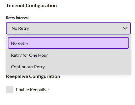 Ironstream: Retry connection after losing communication to target from ...