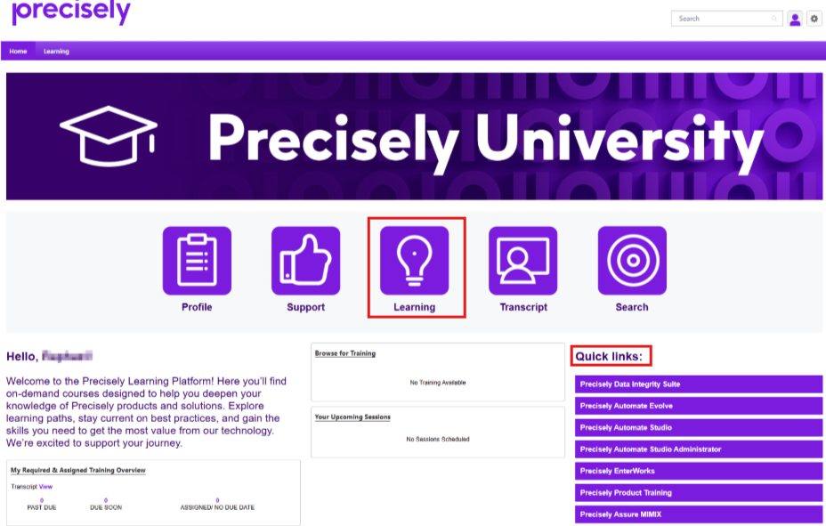 How to Access Tech Talks in Precisely University PreciselyU